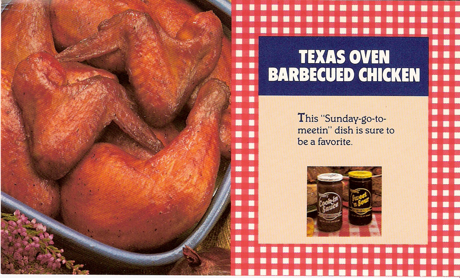 Texas Oven Barbecued Chicken - Woody's BBQ Pantry